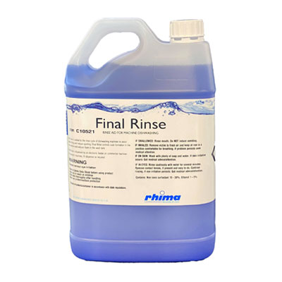 Final Rinse Additive 5 litre bottle - Rhima New Zealand